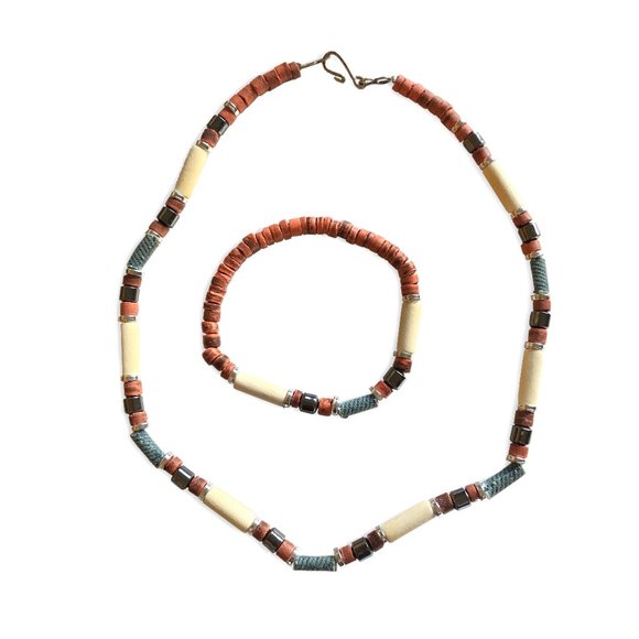 Accessories | Hawaiian Island Jewelry Set Necklace And Bracelet | Poshmark